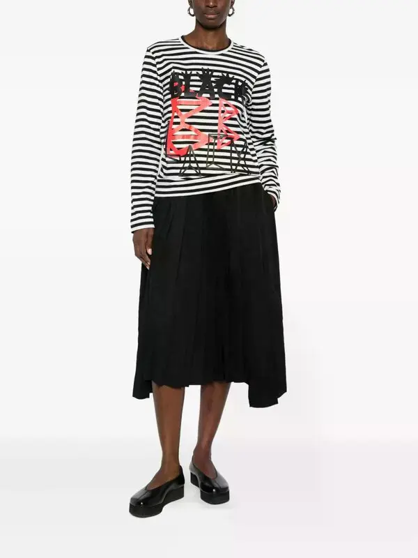 Comme Des Garçons Pleated Skirt - Black