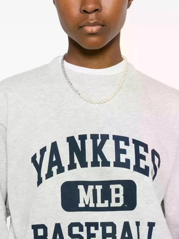 SPORTY & RICH Baseball-print Sweatshirt