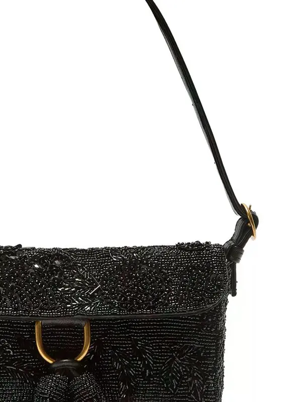 Malìparmi Beaded Tassel Shoulder Bag
