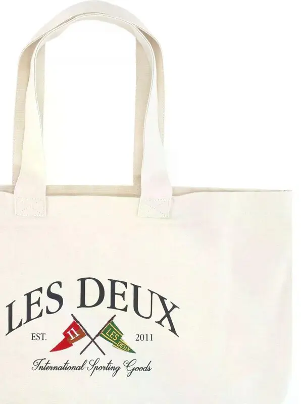 LES DEUX Logo Tote Bag