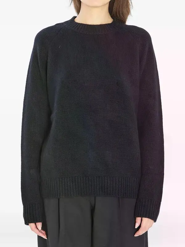 LISA YANG Crew Neck Ribbed Sweater