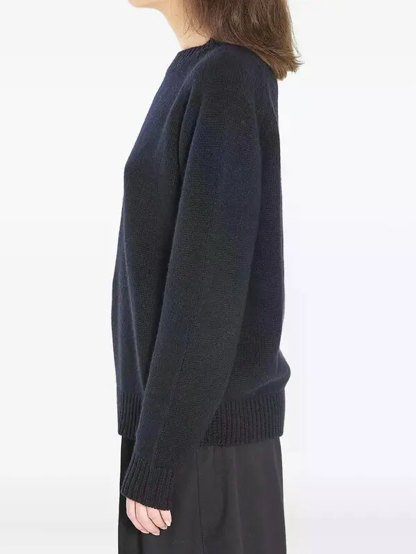 LISA YANG Crew Neck Ribbed Sweater