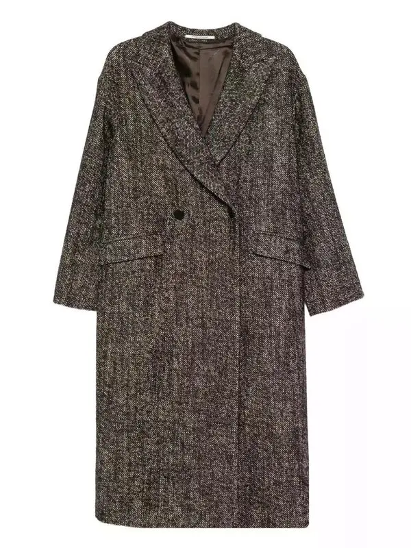 Tagliatore Linden Double-breasted Coat - Brown