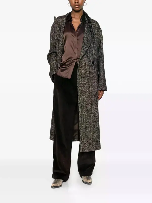 Tagliatore Linden Double-breasted Coat - Brown