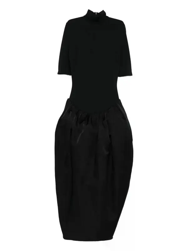 Magda Butrym Silk-blend Dress - Black