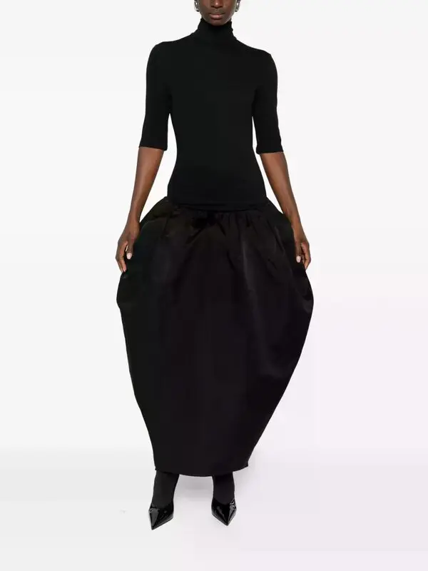 Magda Butrym Silk-blend Dress - Black