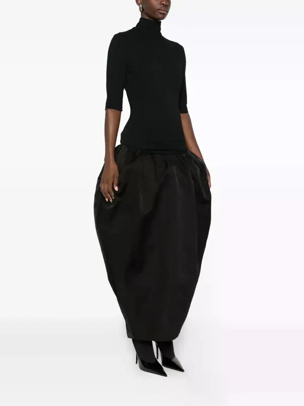 Magda Butrym Silk-blend Dress - Black