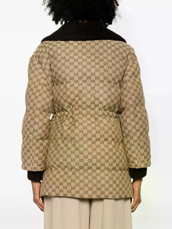 Gucci Gg Canvas Puffer Jacket