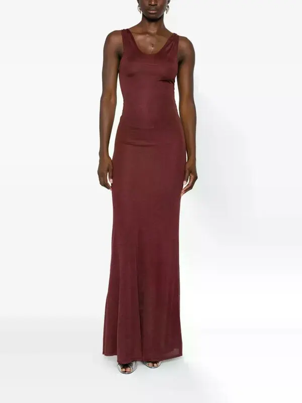 AYA MUSE Scoop-neck Maxi Dress