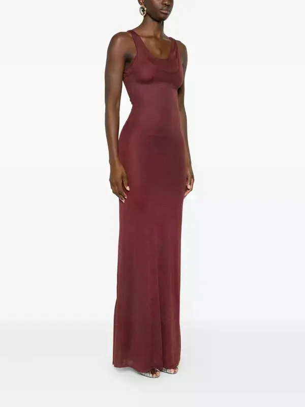 AYA MUSE Scoop-neck Maxi Dress
