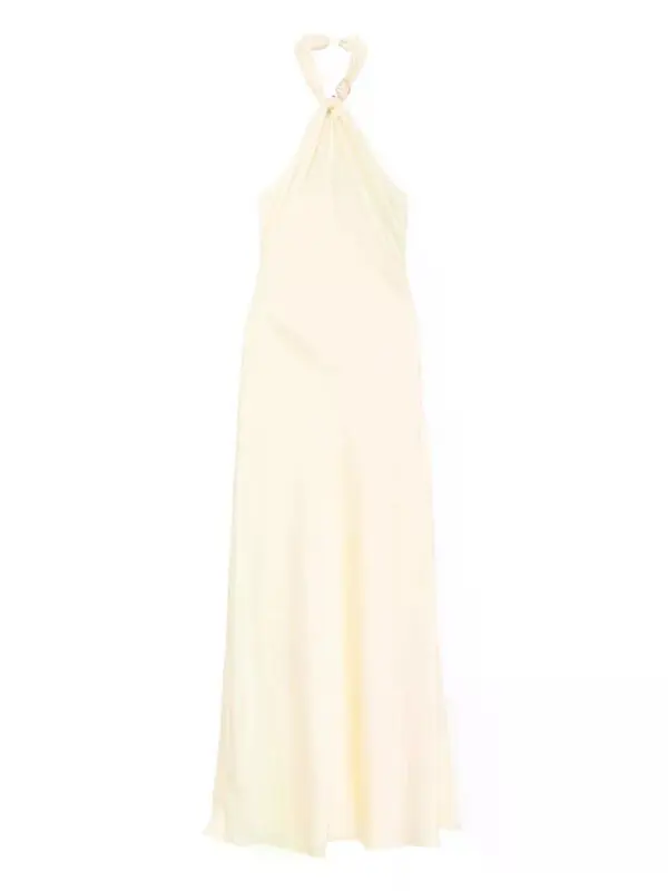RAHIL HESAN Halterneck Sleeveless Gown