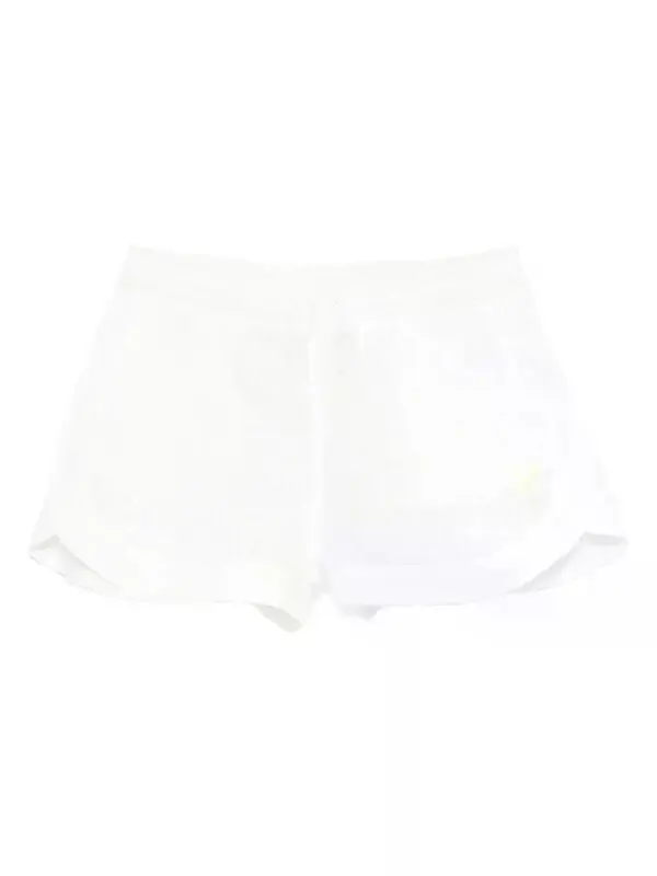 Off-White Linen Shorts - White