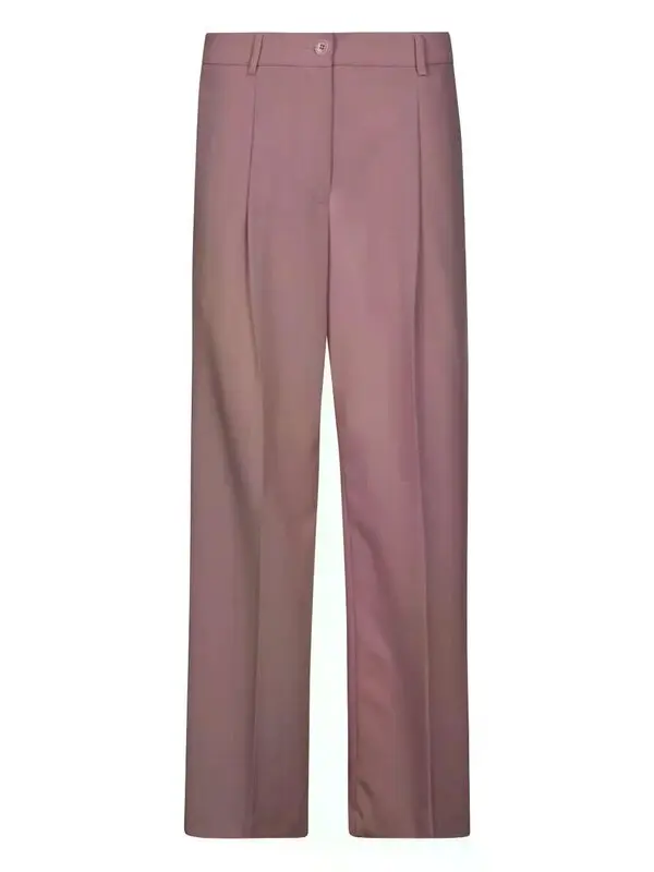Liu Jo Pleated Trousers With Logo Detail