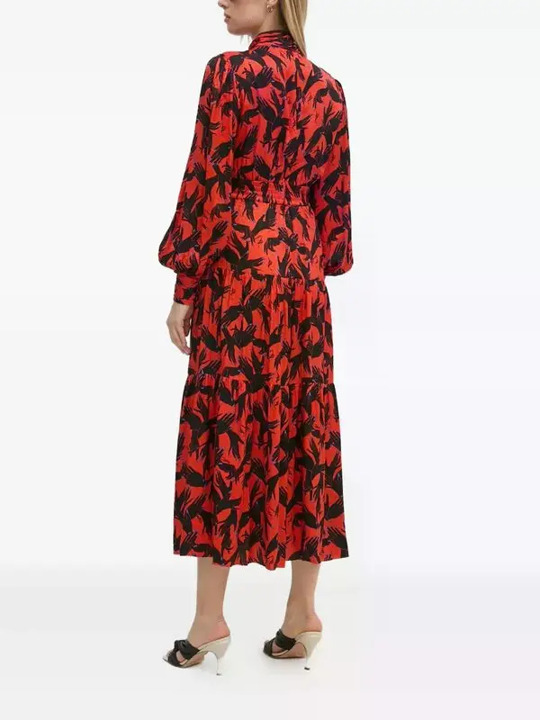Diane Von Furstenberg Printed Midi Dress