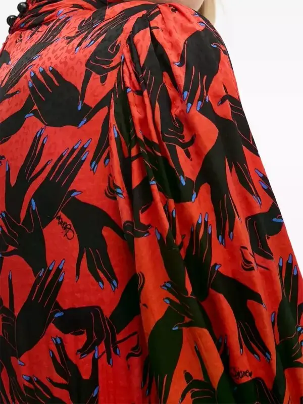 Diane Von Furstenberg Printed Midi Dress