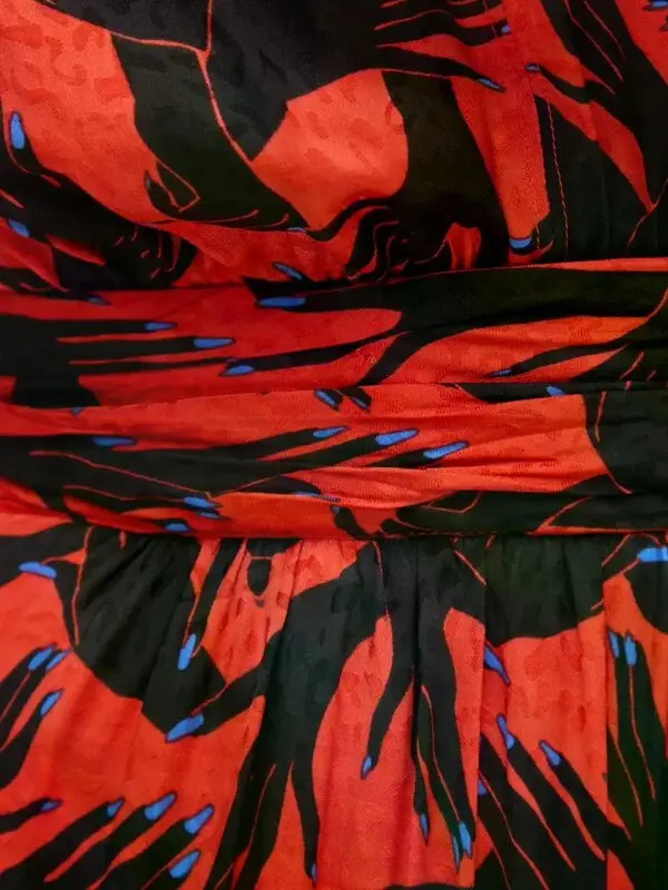Diane Von Furstenberg Printed Midi Dress
