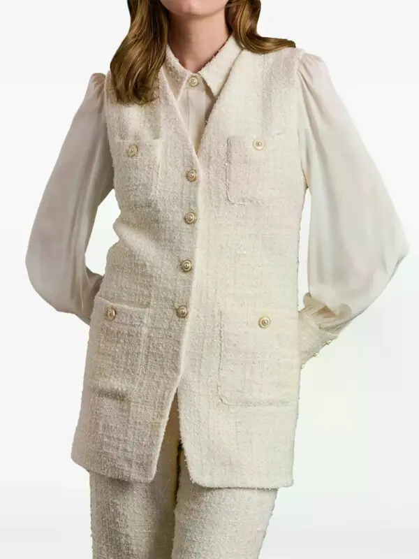 WEILL Tweed Button-up Gilet
