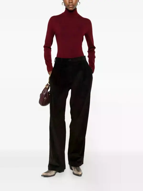 Max Mara Roll-neck Fine Knit Sweater
