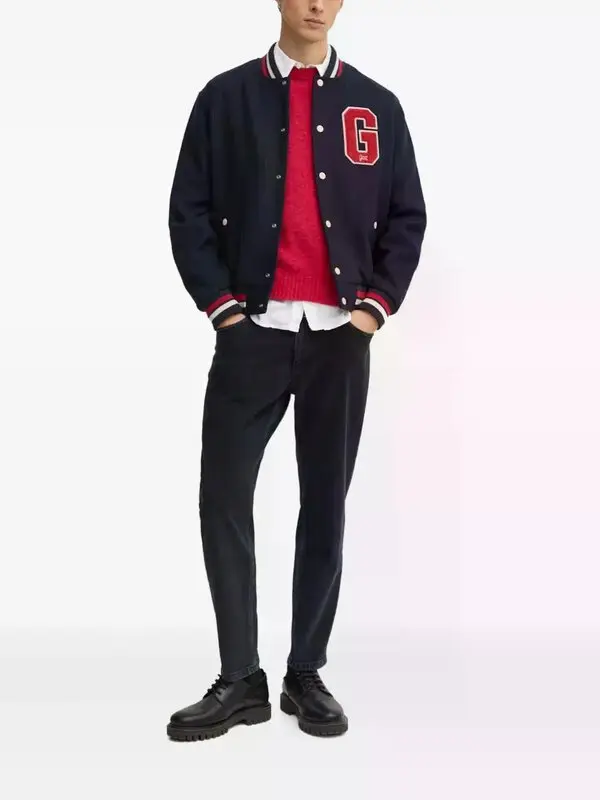 Gant Appliqué Buttoned Jacket