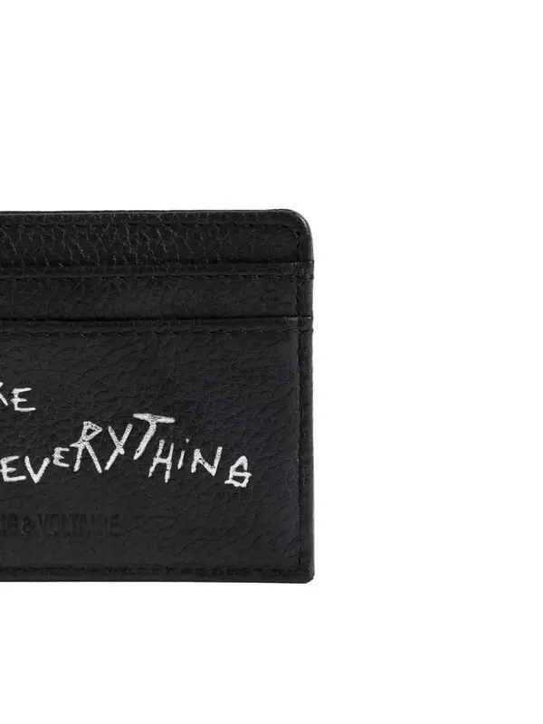 Zadig&Voltaire Zv Pass Graffiti Card Holder