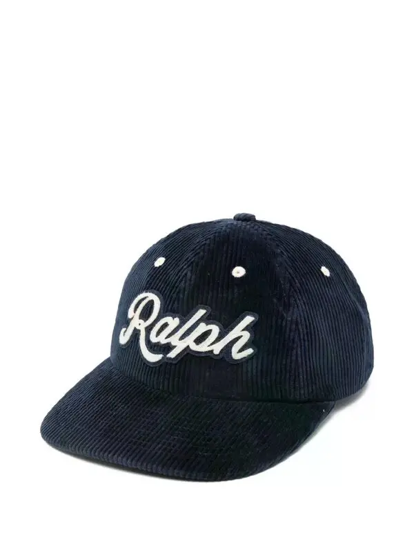Ralph Lauren Corduroy Cap With Logo - Blue