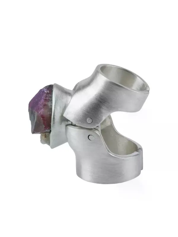 PARTS OF FOUR X Fangophilia Sterling Elbaite Ring - Silver