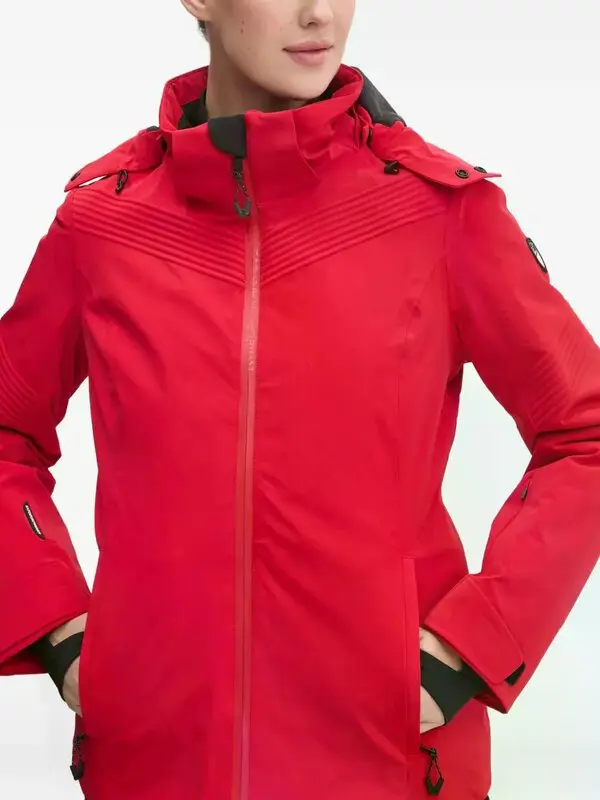 EA7 Hooded Ski Jacket With Logo Patch