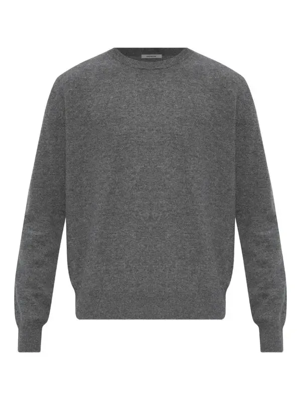 ENTIRE STUDIOS Crew-neck Fine Knit Sweater - Grey