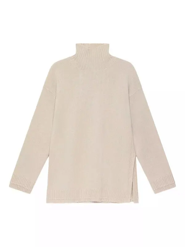 Malìparmi Roll-neck Sweater With Side Slits