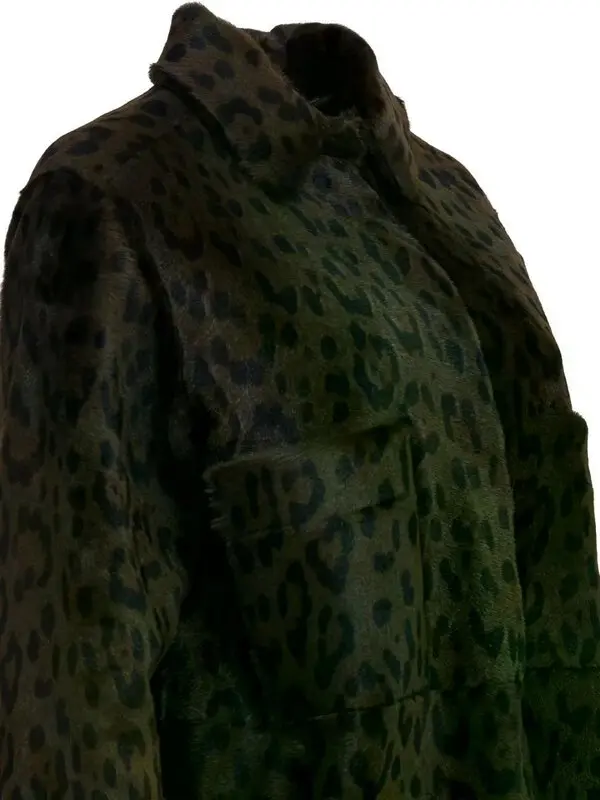 FURLING BY GIANI Leopard Print Coat