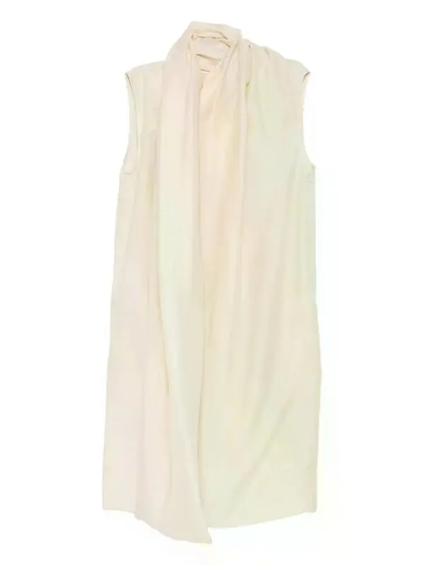 TOTEME Attached-scarf Dress - Neutrals
