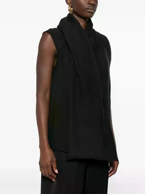 TOTEME Sleeveless Scarf Blouse