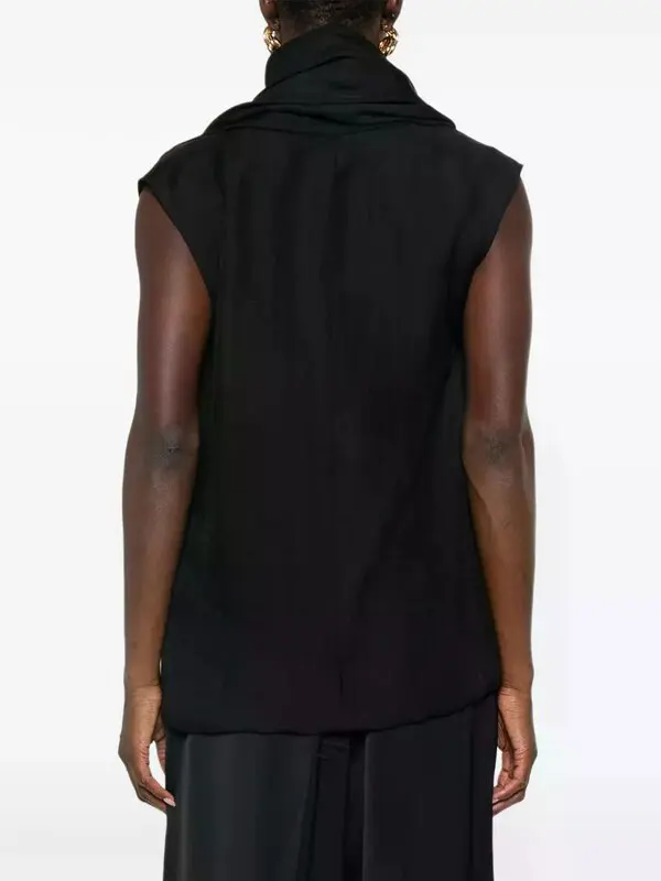 TOTEME Sleeveless Scarf Blouse