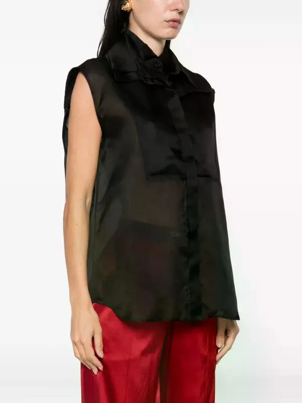 Viktor & Rolf Layered Sleeveless Shirt - Black