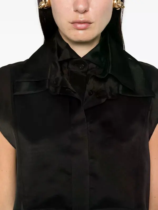 Viktor & Rolf Layered Sleeveless Shirt - Black