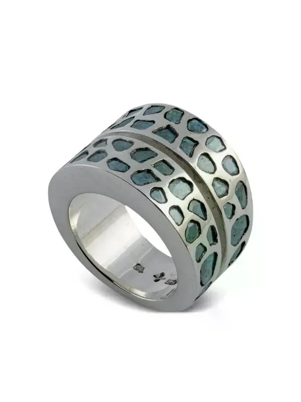 PARTS OF FOUR Crevice Diamond Ring - Silver