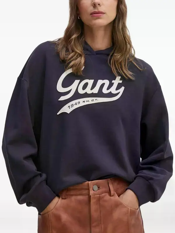 Gant Logo-appliqué Hoodie