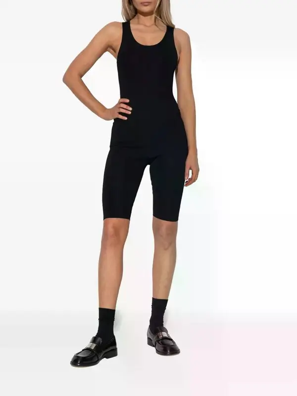 ENTIRE STUDIOS Ribbed Knit Shorts - Black