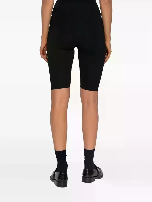 ENTIRE STUDIOS Ribbed Knit Shorts - Black