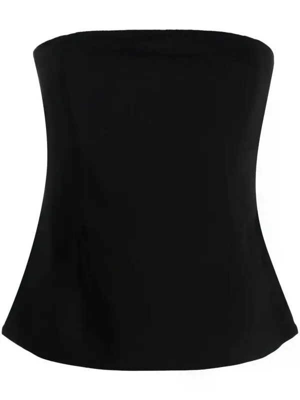 Co Strapless Stretch-crepe Top