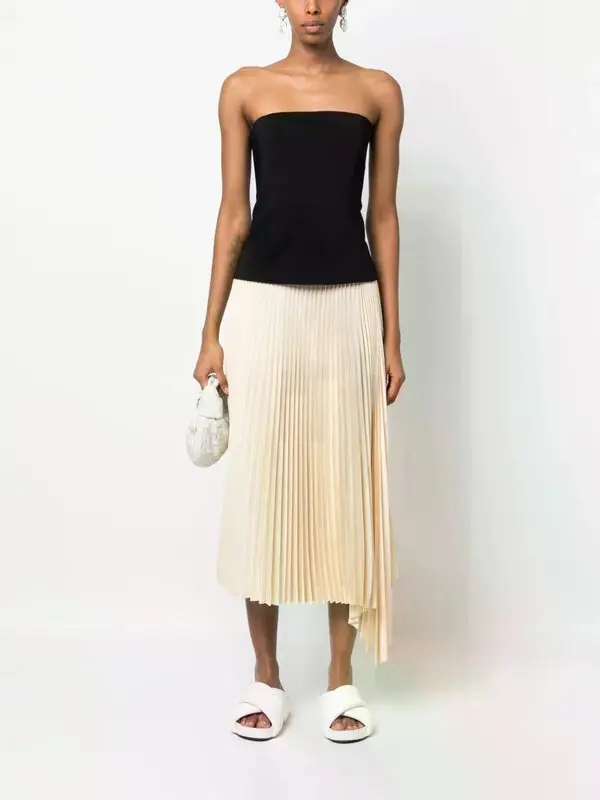 Co Strapless Stretch-crepe Top
