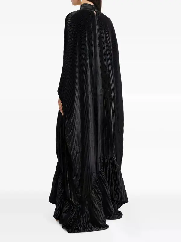 L'IDEE Pleated Ruffled Empire Dress