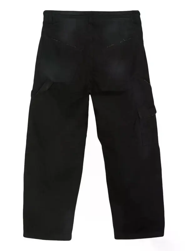 Balenciaga Cotton Cropped Cargo Trousers