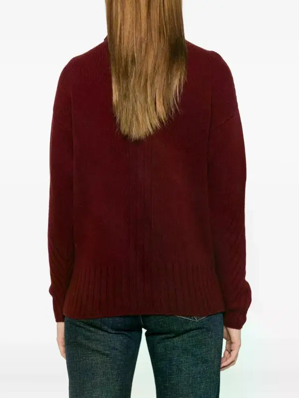 Herno Wool Roll Neck Jumper - Red
