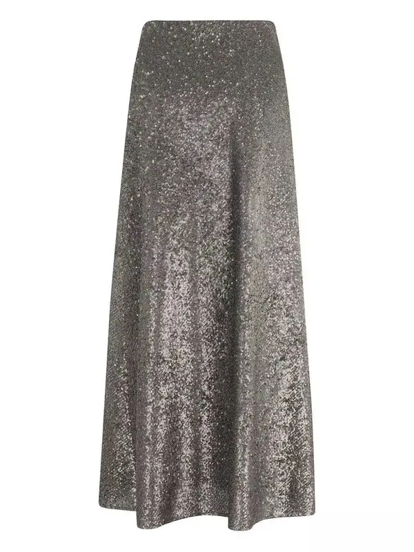 Herno Sequin-embellished A-line Midi Skirt