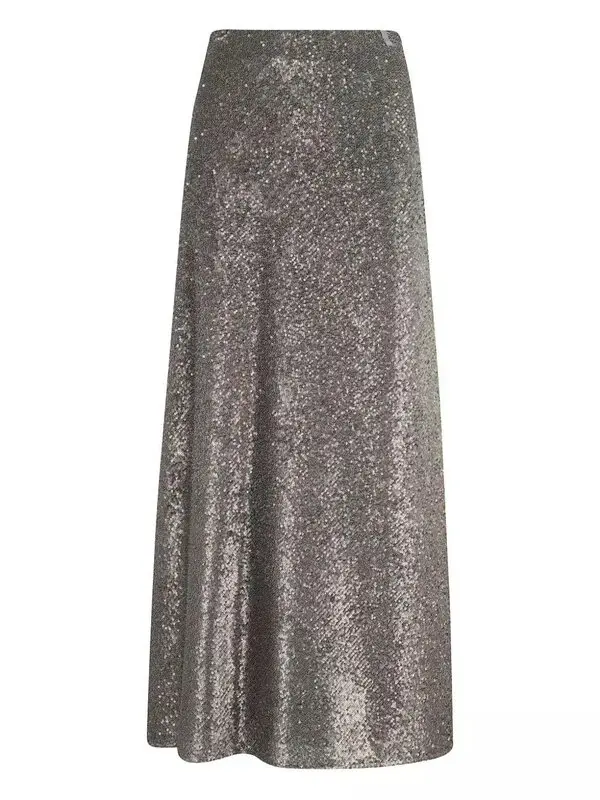 Herno Sequin-embellished A-line Midi Skirt