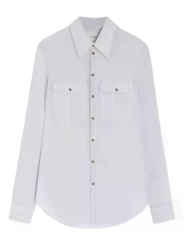 LEMAIRE Fitted Shirt With Chest Pockets
