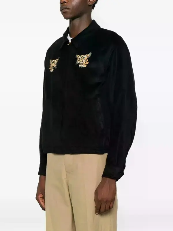 Visvim Embroidered Blouson Jacket - Black