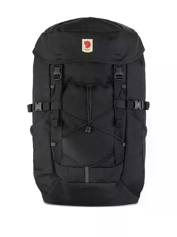 Fjallraven Logo-patch Backpack - Black