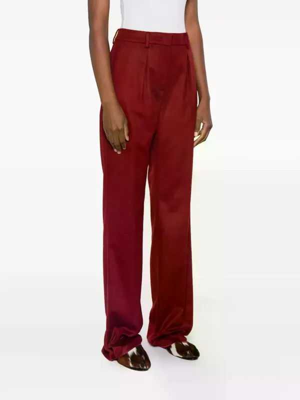 Max Mara Carbone Pleated Trousers